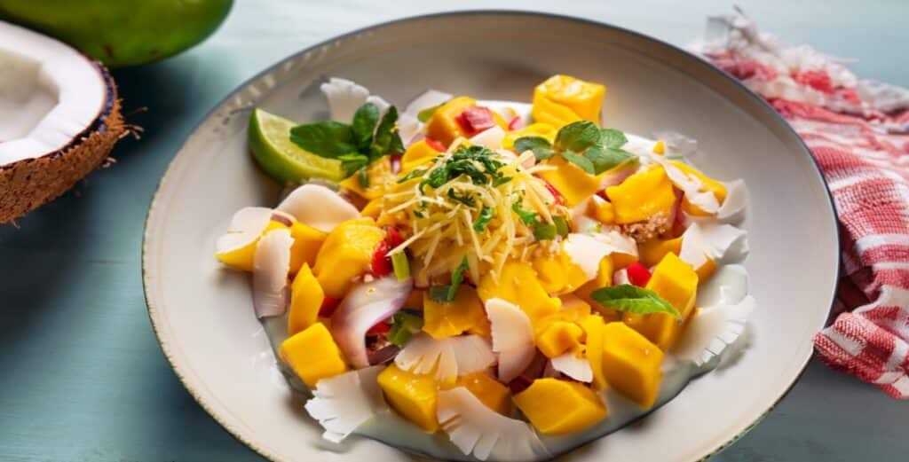 Receta de Ceviche de Coco y Mango | Mandolina