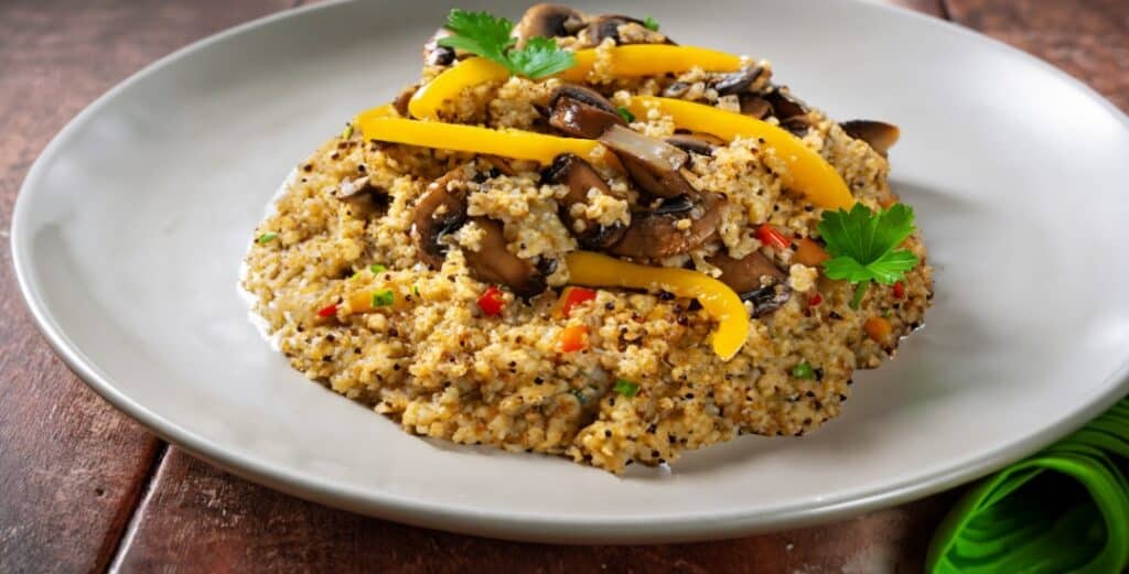 Receta de Quinoa Risotto con Hongos y Ají Amarillo | Mandolina