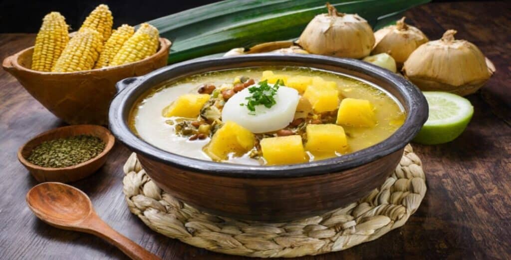 Ajiaco Bogotano: calidez y tradición en Sopa | Mandolina