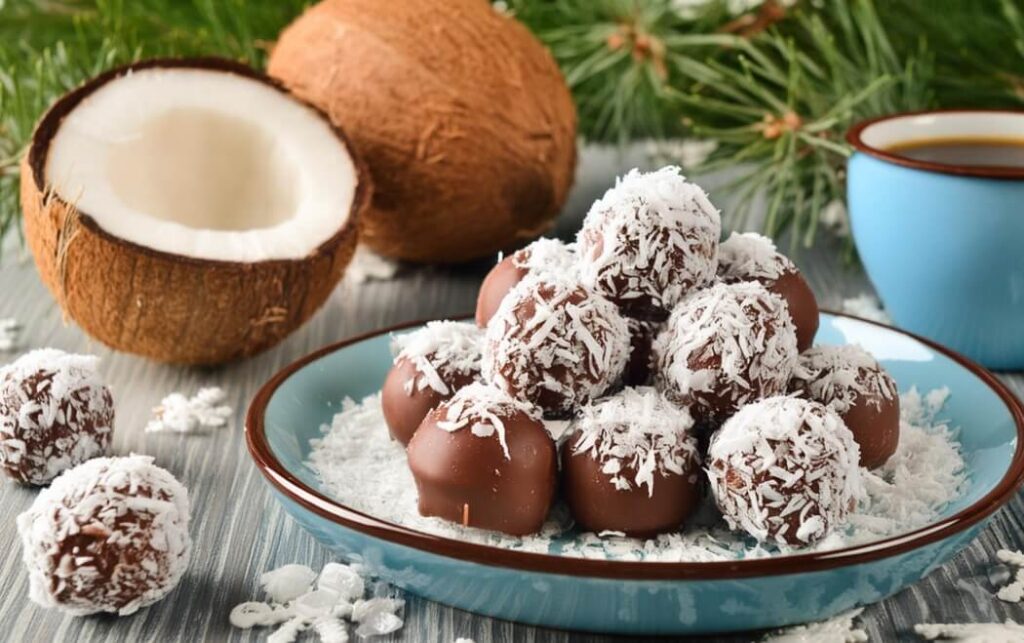 Receta fácil brigadeiros de chocolate y coco | Mandolina