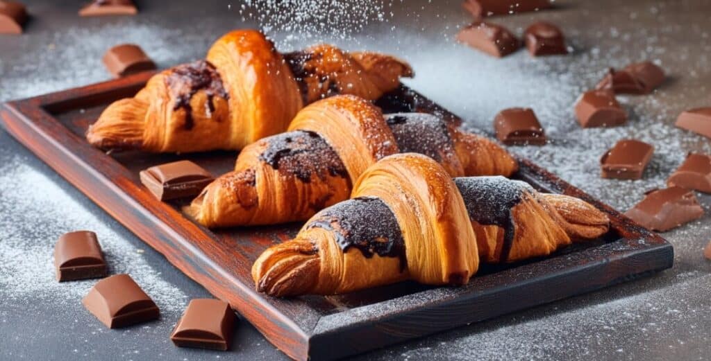 Receta de croissants rellenos de chocolate: Delicia francesa | Mandolina