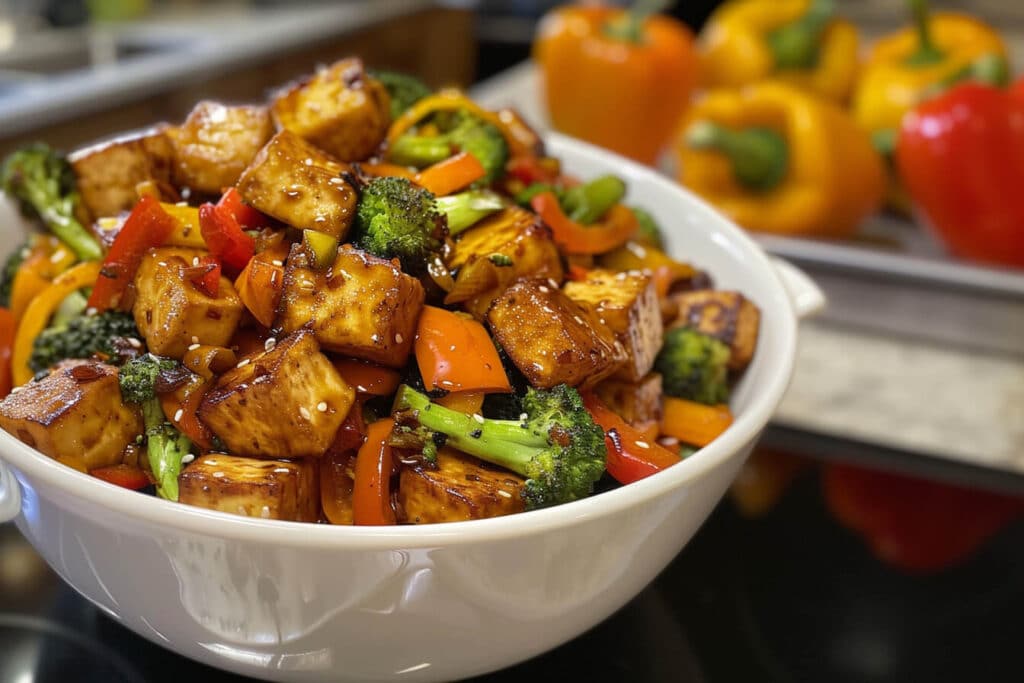Delicioso Tofu con verduras | Mandolina