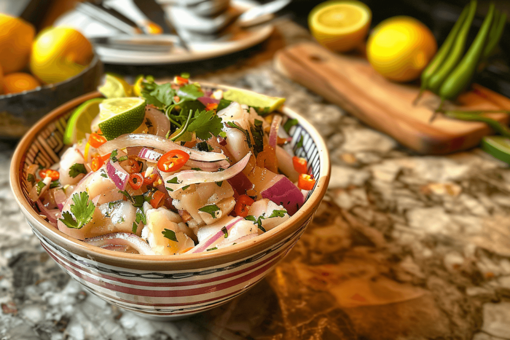 Receta refrescante ceviche clásico | Mandolina