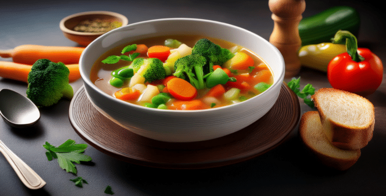 Sopa de Verduras - Receta Saludable